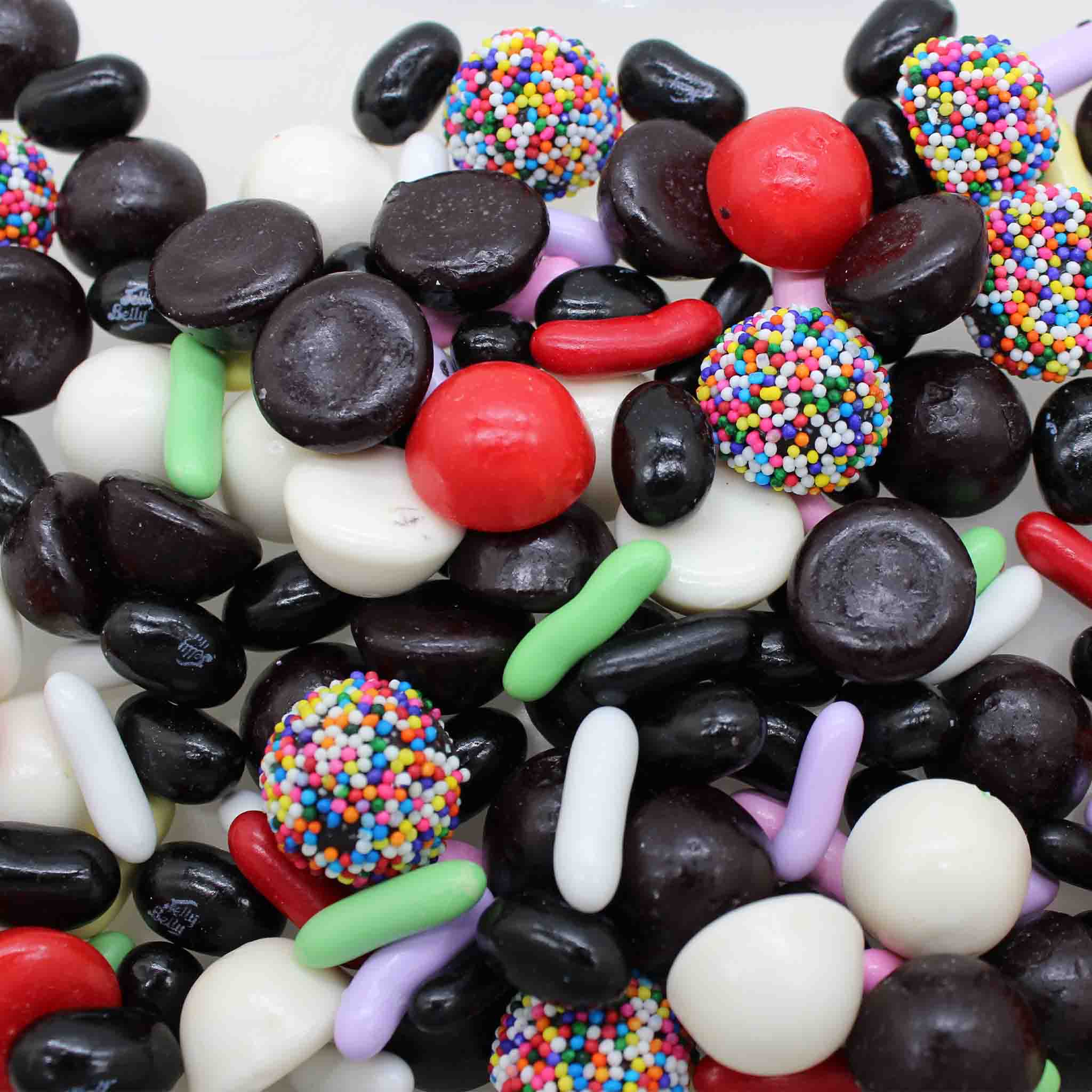 Licorice Bridge Mix – Muth's Candies